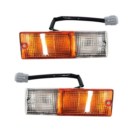 Pair Front Bumper Indicator Front Corner Turn Lamp For Isuzu FVR FTR ...