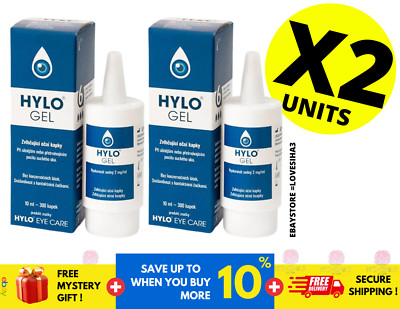 Hylo Gel 10ml Hyaluronic Eye Drops Ursapharm ( X 2 ) | eBay