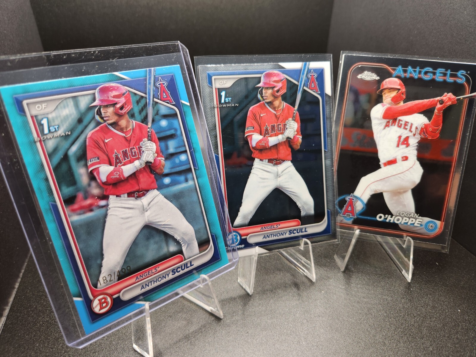 Anthony Scull 2024 Bowman 1st /499 BP-107 LA Angels PLUS BONUS CARDS ...