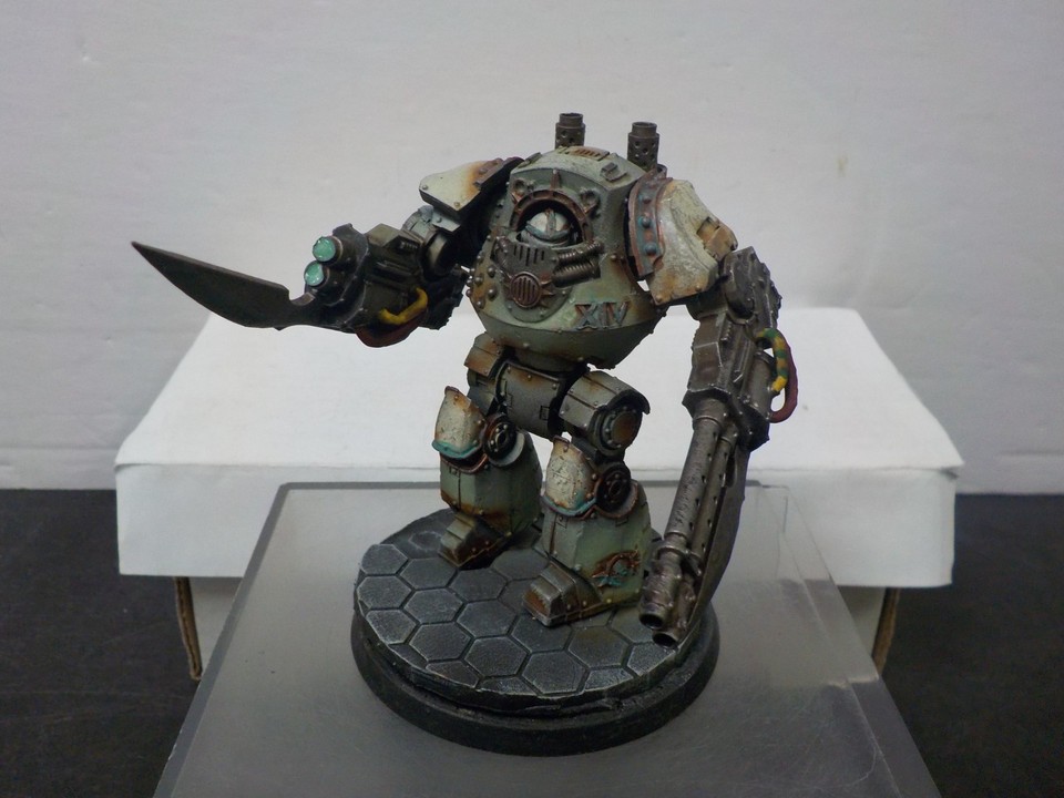 G1111 Contemptor Dreadnought Warhammer Horus Heresy 30K Death Guard NICE PAINT | eBay