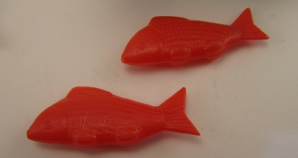 Vintage 1978 Wilton 6" Cake Topper Fisherman With Boat Plastic Fish | eBay