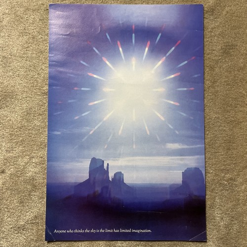 Motivational Poster Sun Mountains Sky Is The Limit 14x21” | eBay