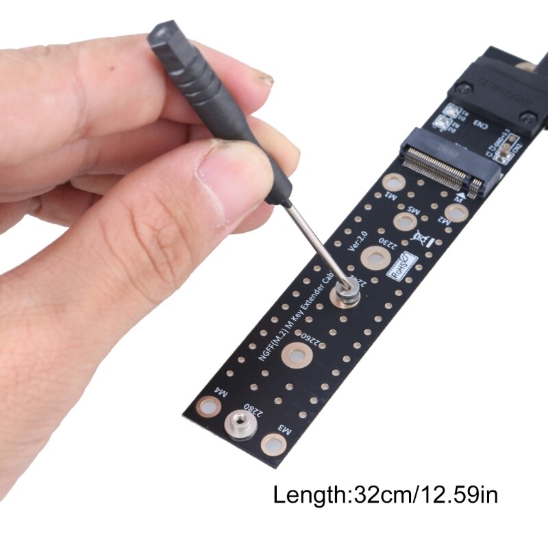 M.2 A+E Key To NVME M Key SSD Extension Ribbon Cable Key A+E Slot ...