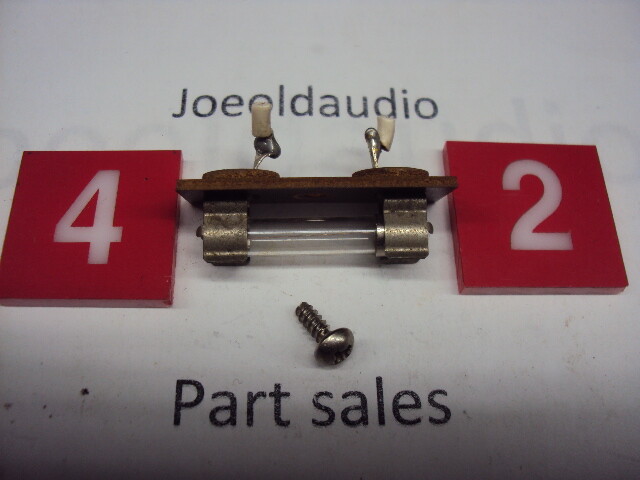 Kenwood KR 2400/KR 3400 Fuse Holder & New 2 Amp Fuse. Tested. Parting ...