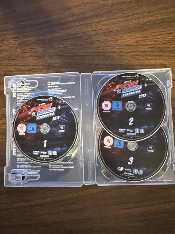 WWE - The Best of Raw Smackdown 2013 - 3 DISC SET DVD 651191952540 | eBay