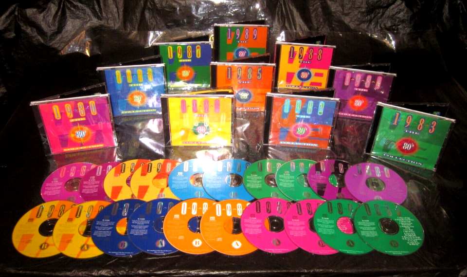 Nice! Rare 20 TIME LIFE CD Set The 80s Eighties Collection Sounds Of ...