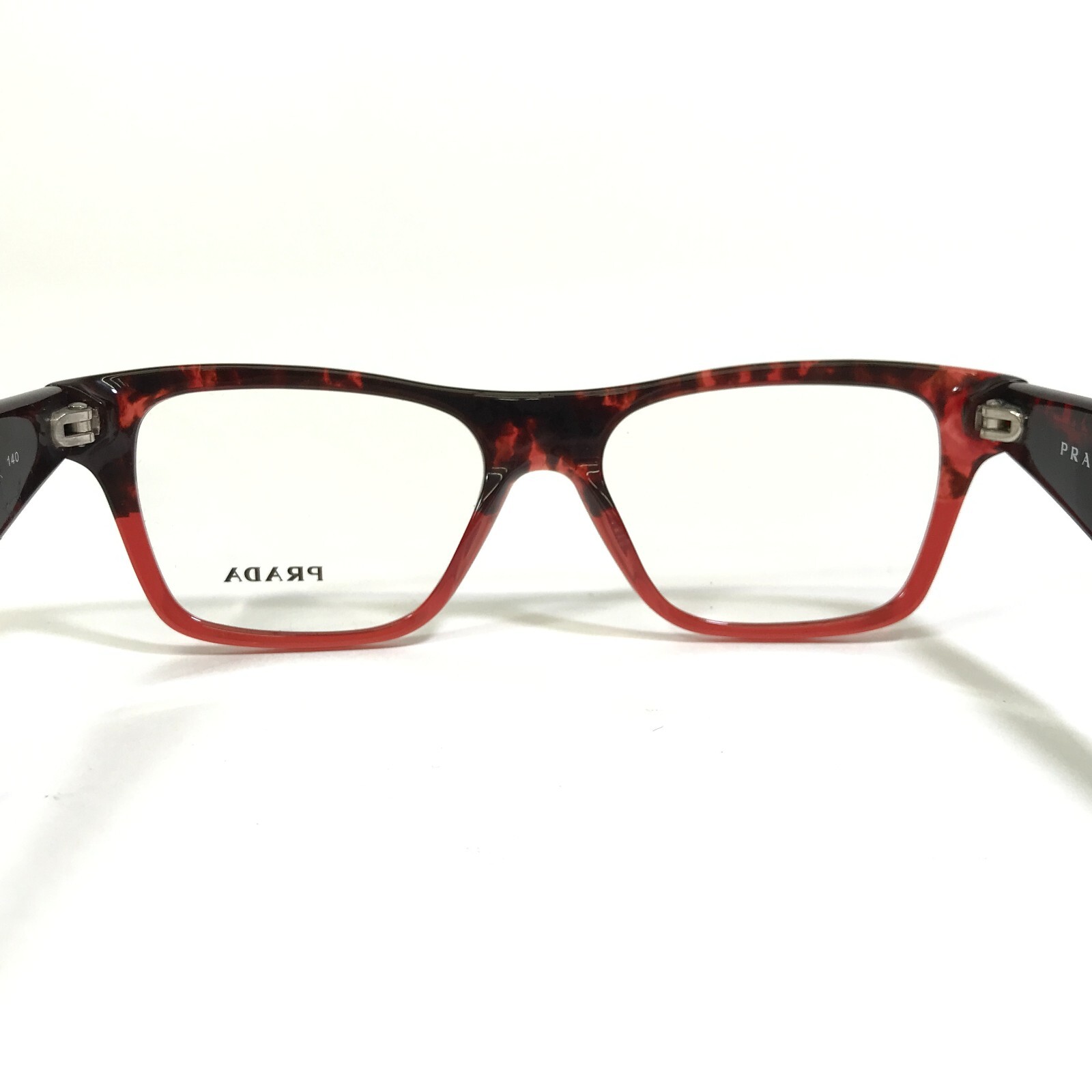 PRADA Eyeglasses Frames VPR 20Q RO0-1O1 Brown Red Tortoise Square 50-16-140 | eBay
