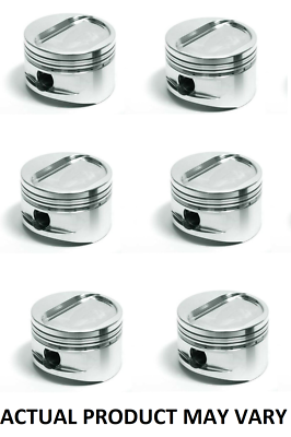 Arias Piston Set 87.50mm Bore 9 CR Dish Top for 90-96 Nissan 300ZX 3.0L ...