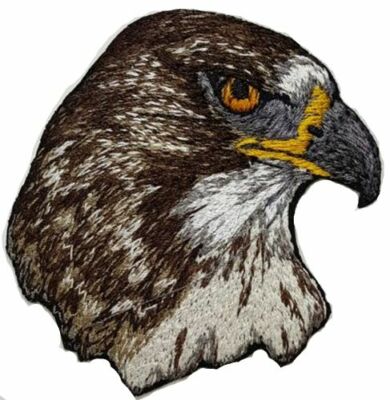 Red Tailed Hawk, Birds of Prey, Embroidered Patch 2" 3" and 4" Iron on ...