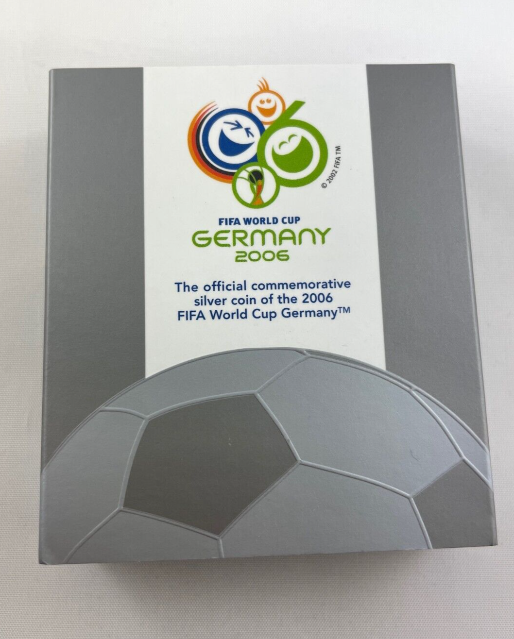 2006 FIFA Germany World Cup 1oz Silver Holey Dollar & Dump Coin - Perth ...