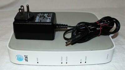2701HG-B AT&T 2WIRE Gateway WIRELESS G modem ROUTER DSL WiFi ethernet 4 ...