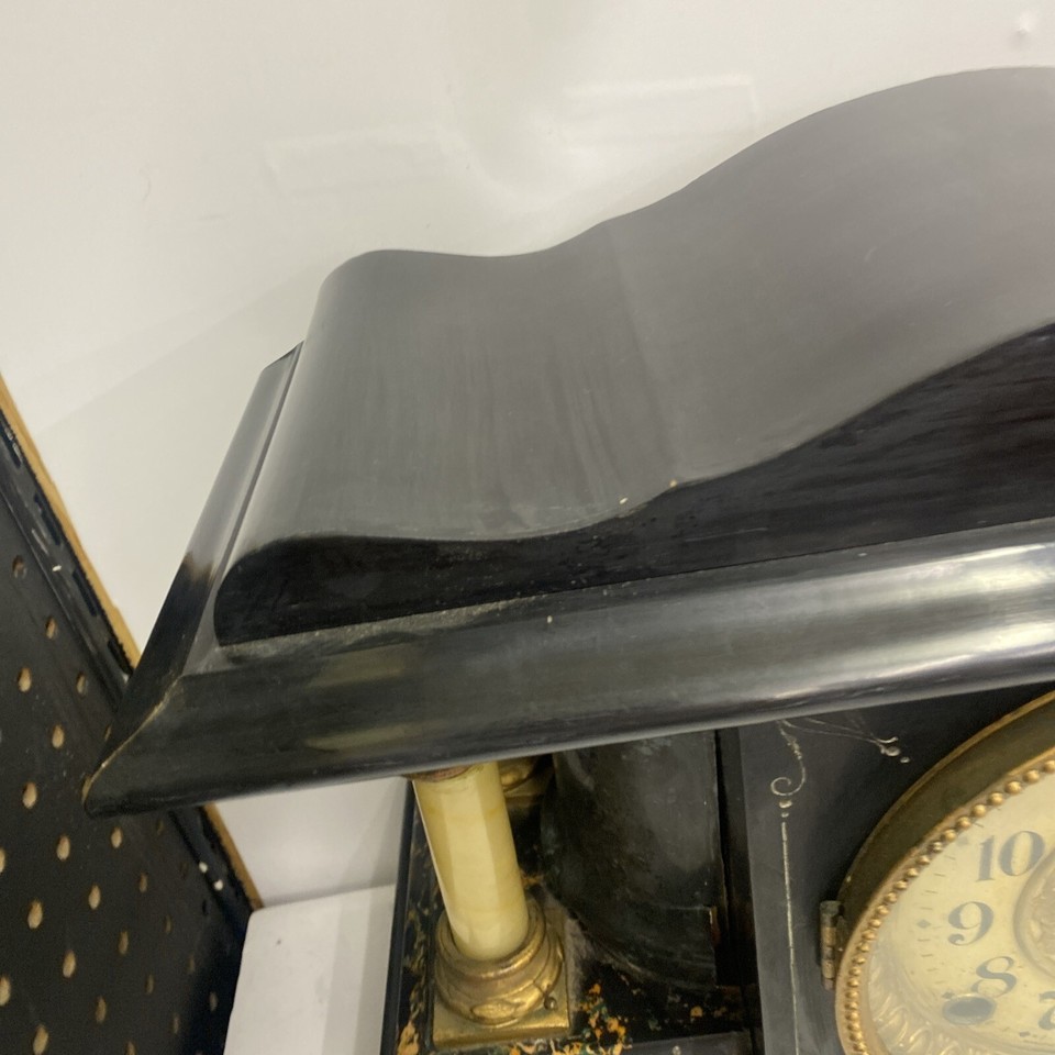 Seth Thomas Larkin 35 New Sucile Shasta Adamantine Mantle Clock dragon ...