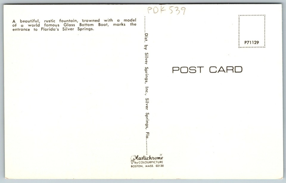 Silver Springs Entrance, Fountain, Florida - Postcard | eBay