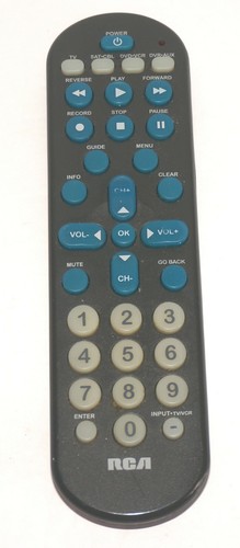 Genuine RCA RCR4258 TV, VCR, DVD Remote Control for CRCR4258, CRCR4358 ...