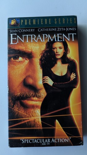 Entrapment (VHS 1999) Sean Connery, Catherine Zeta-Jones, Ving Rhames ...