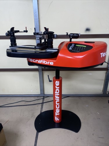 Official *ROLAND GARROS* Tecnifibre Tf8000 6 Point Stringing Machine ...