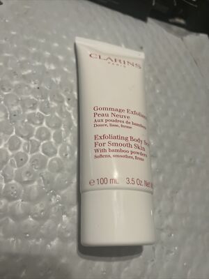 Clarins Exfoliating Body Scrub Smooth Skin Bamboo Powders 3.5 Oz New ...