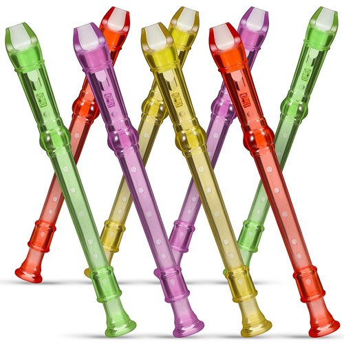 8 Pcs Mini Recorder Baby Child Small Flute for Kids Musical Instrument ...