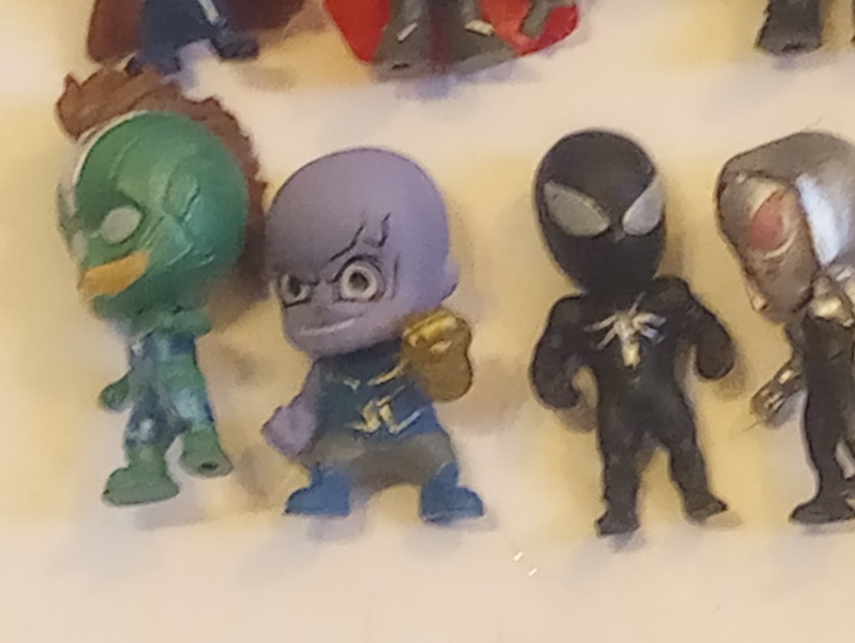 Marvel Avengers Super Heroes Mini Small Action Figures Lot Of 11 Rubber ...