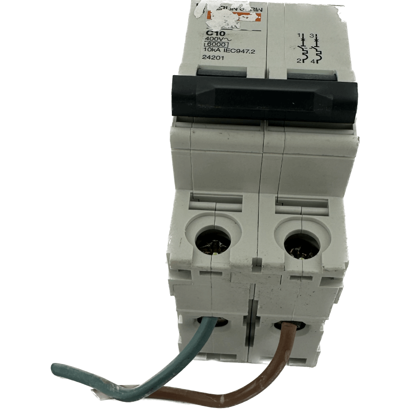 Circuit Breaker 400V 6000 10kA IEC947.2 24201 MERLIN GERIN Multi 9 C60N ...