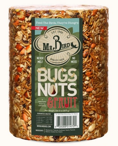 2-Pack Bugs, Nuts & Fruit Wild Bird Seed Large Cylinder 4 lbs. 2 oz. | eBay