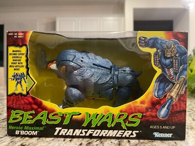 Kenner Transformers Beast Wars B'Boom Baboon Heroic Maximal 1996 New In ...
