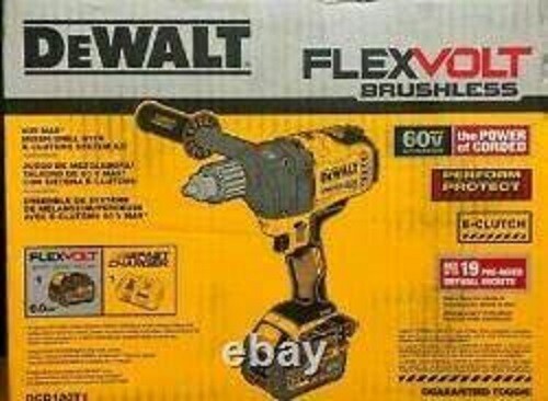 DEWALT DCD130T1 FLEXVOLT 60-Volt MAX Li-Ion Cordless Mixer/Drill with E ...