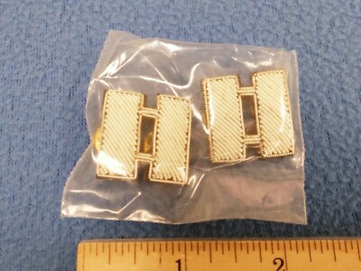 PAIR OF - Army Rank CAPTAIN BULLION RANK PINS - NEW | eBay