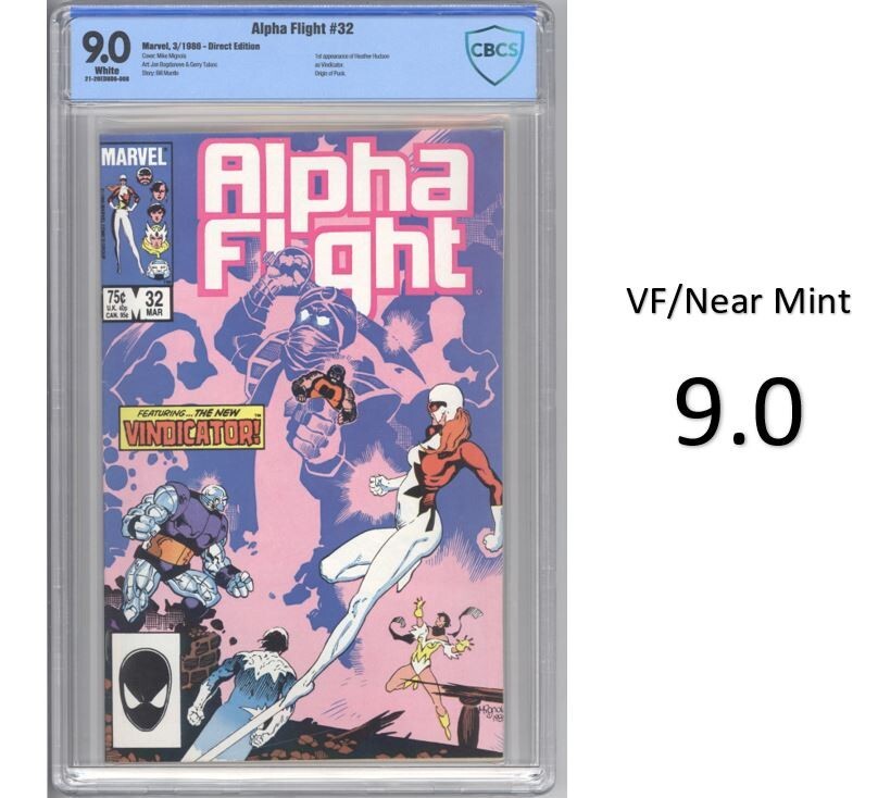 Alpha Flight #32 - Key & 1st app. of Vindicator (Hudson)! CBCS 9.0 ...