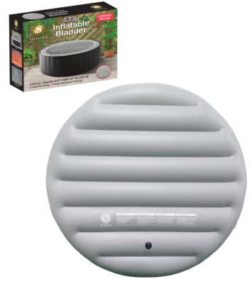 Inflatable Bladder Heat Insulator Lid 4 Person Round Spa Cover All Hot ...