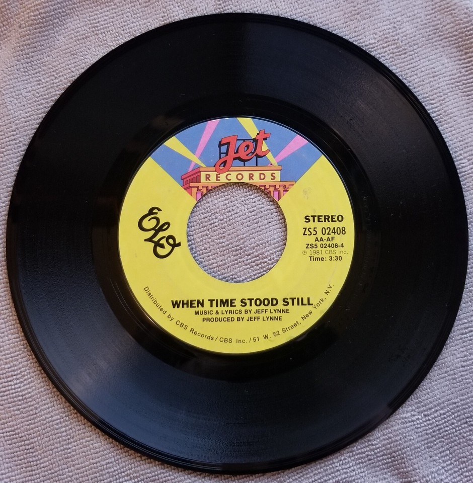ELO "Hold On Tight / When Time Stood Still" VG+ | eBay