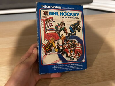 NHL Hockey Intellivision Game Boxed With Overlays & Inserts | eBay UK