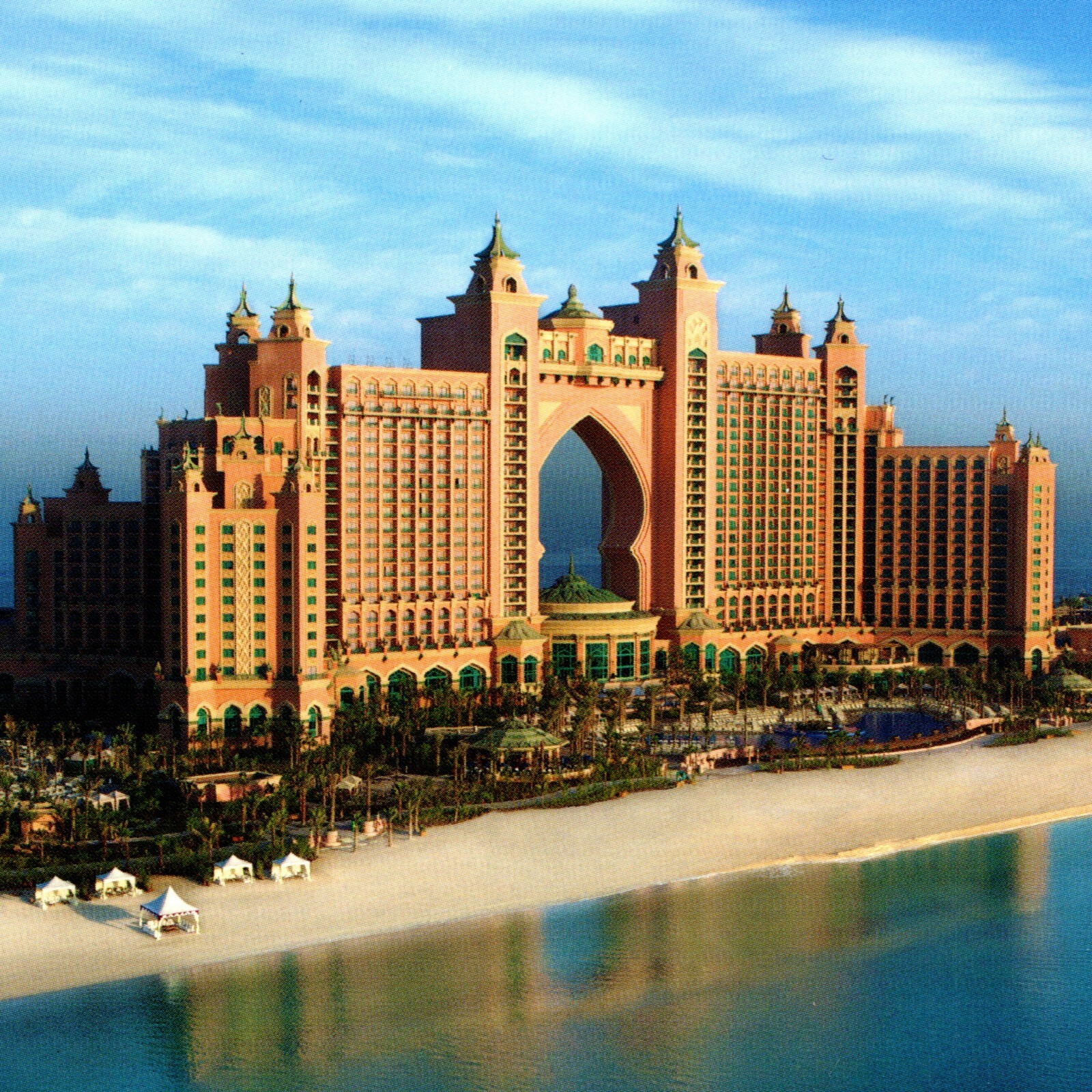 Atlantis Palm Jumeirah Hotel - Dubai UAE - Bird's Eye View (7 X 5 in ...