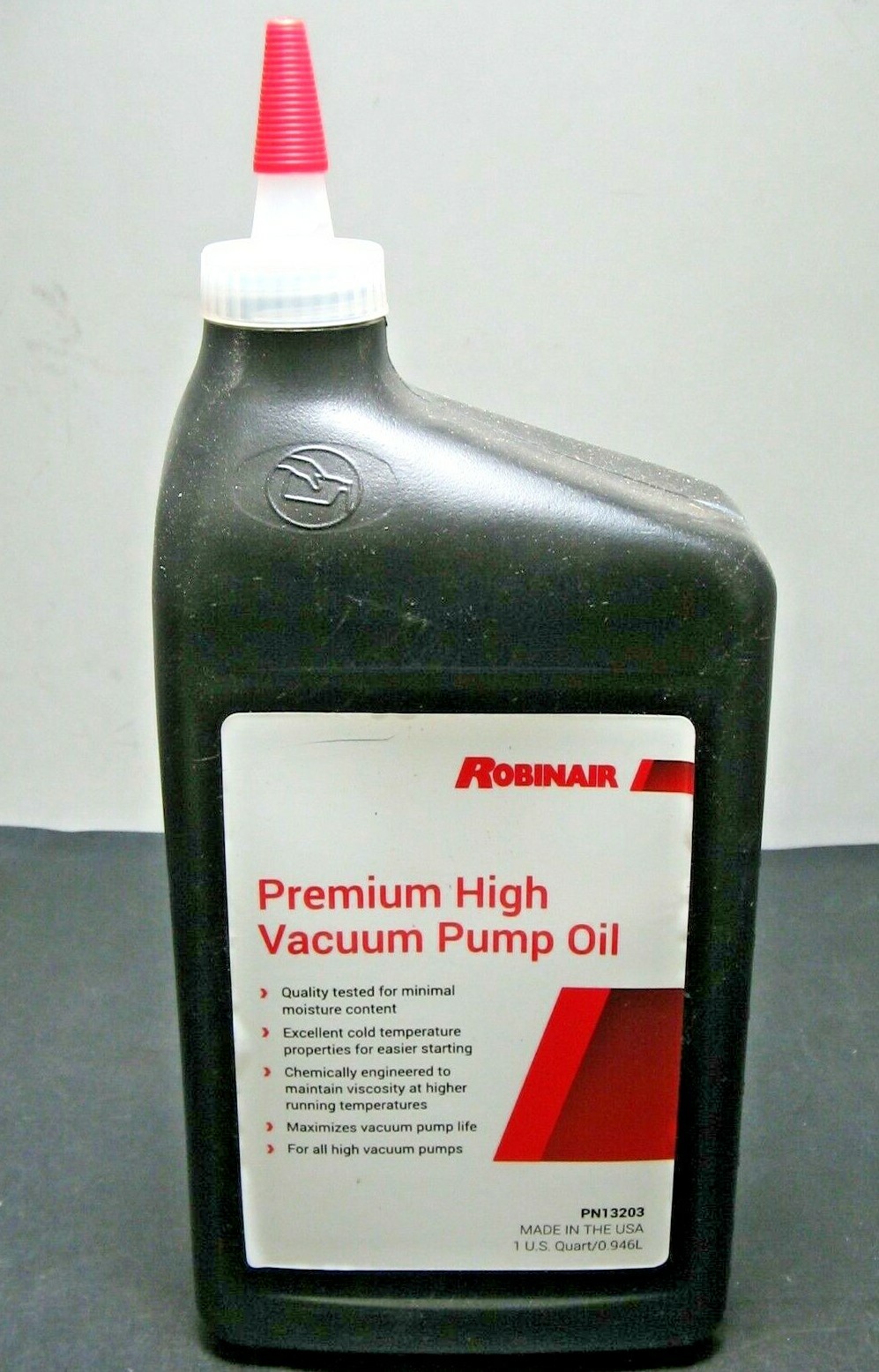 Robinair 13203 Premium High Vacuum Pump Oil - 1 Quart Made in U.S.A ...