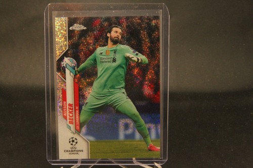 2019-20 Topps Chrome UCL - Speckle Refractor #14 Alisson Becker for ...