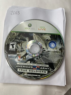 America's Army: True Soldiers (Microsoft Xbox 360, 2007) NO TRACKING ...