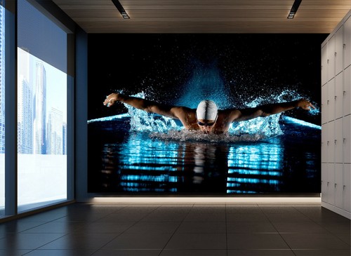 3D Sport Swimming 14699NA Wallpaper Wall Murals Removable Wallpaper Fay ...