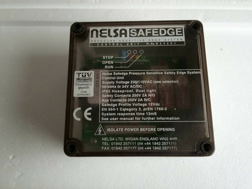 NELSA SAFEDGE N24251 PRESSURE SENSITIVE SAFETY CONTROL UNIT | eBay UK