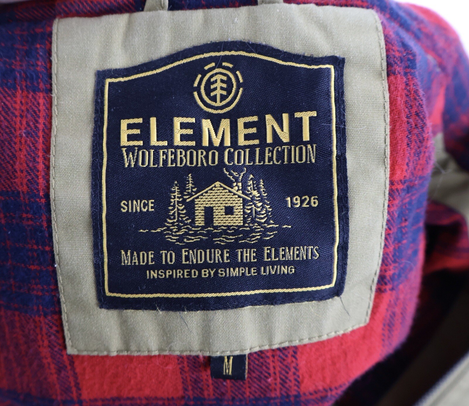 Element Wolfeboro Collection Jacket Mens Medium Beige… - Gem