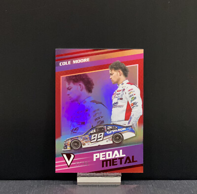 2023 Panini Racing Chronicles - COLE MOORE - Pedal to the Metal - RED ...