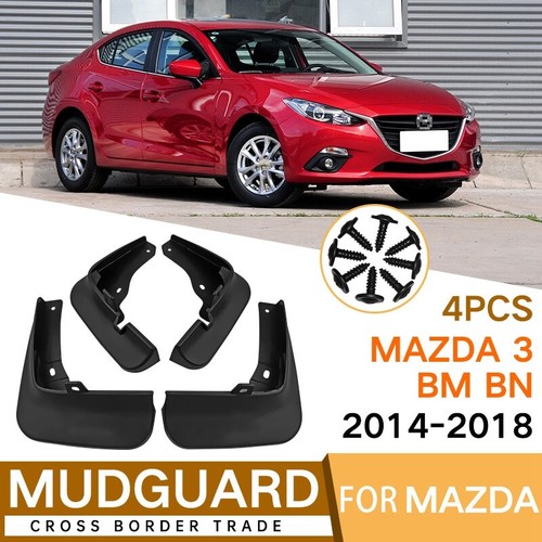 4Pcs Car Mud Flaps for BM BN Axela Hatchback 2014-2018 Mudguas Fend ...