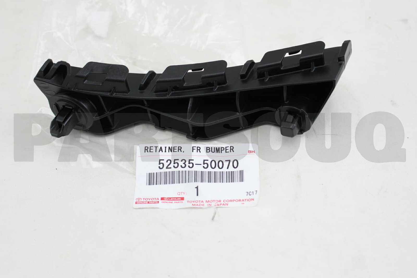 5253550070 Genuine Toyota RETAINER, FRONT BUMPER SIDE, RH 52535-50070 ...