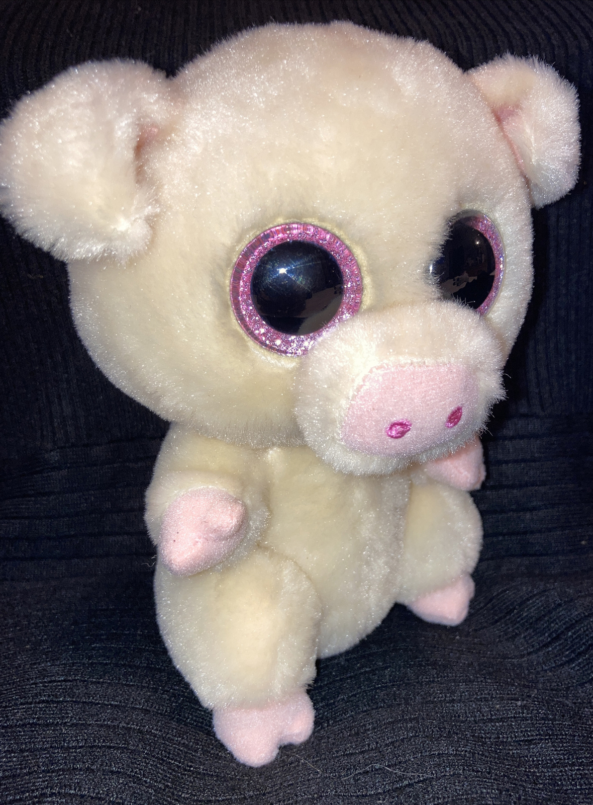 TY Beanie Boos 6" PIGGLEY Pink Beige Pig Plush Stuffed Animal 2016 ...