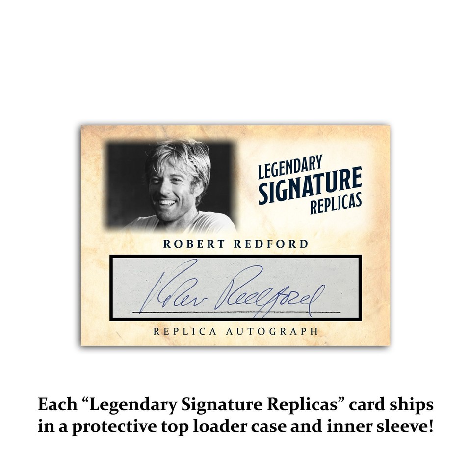 Robert Redford Butch Cassidy Replica Autograph Signature Collectible ...