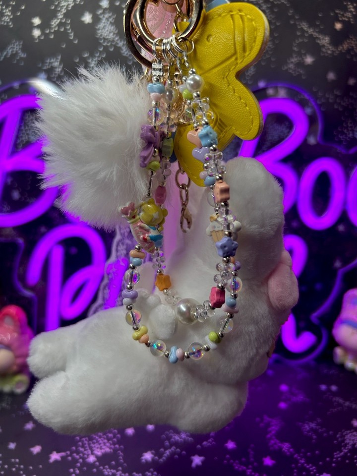 Esther Bunny Mini Plush Pendant And BeeBoo Made Keychain Combo NEW | eBay