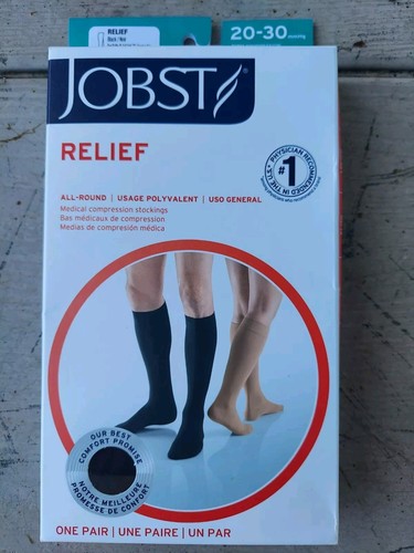 JOBST Relief XL Full Calf High 20-30mmHg Medical Compression Sock ...