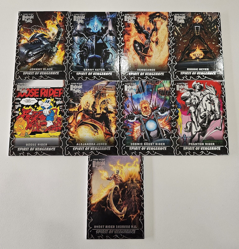 Upper Deck Fleer Ultra Midnight Sons Complete Your Set Spirit of ...