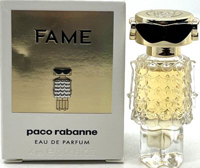 PACO RABANNE FAME EDP MINI SPLASH FOR WOMEN 0.14 Oz / 4.0 ml TRAVEL ...