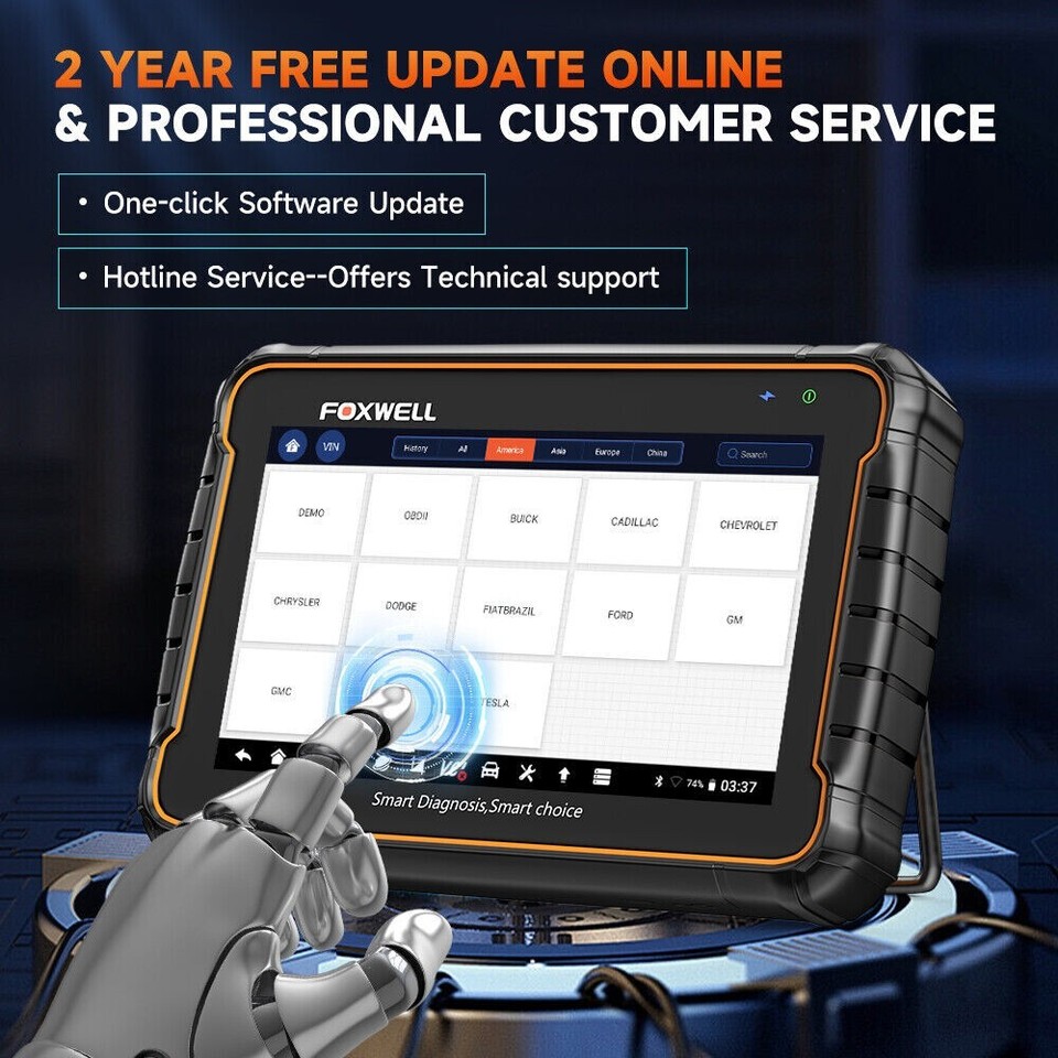 TOYOTA Full-Service Car Diagnostic Scanner WIFI Tablet Tool OBD2 GT60 ...