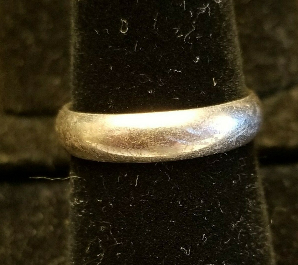 Simple SU 925 Thailand Silver Wedding Band Ring Appro… - Gem